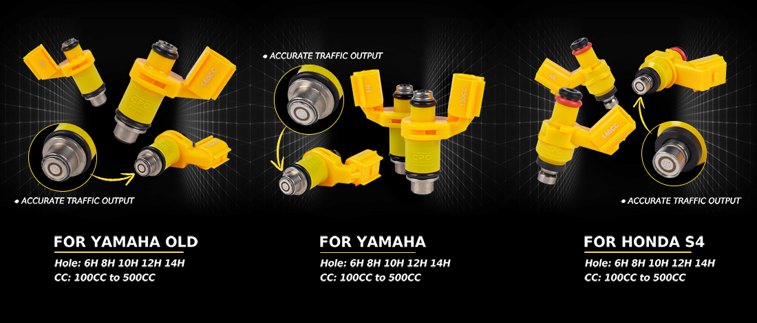 Yamaha Old-School 100cc-500cc Models Specialized Fuel Injectors ...